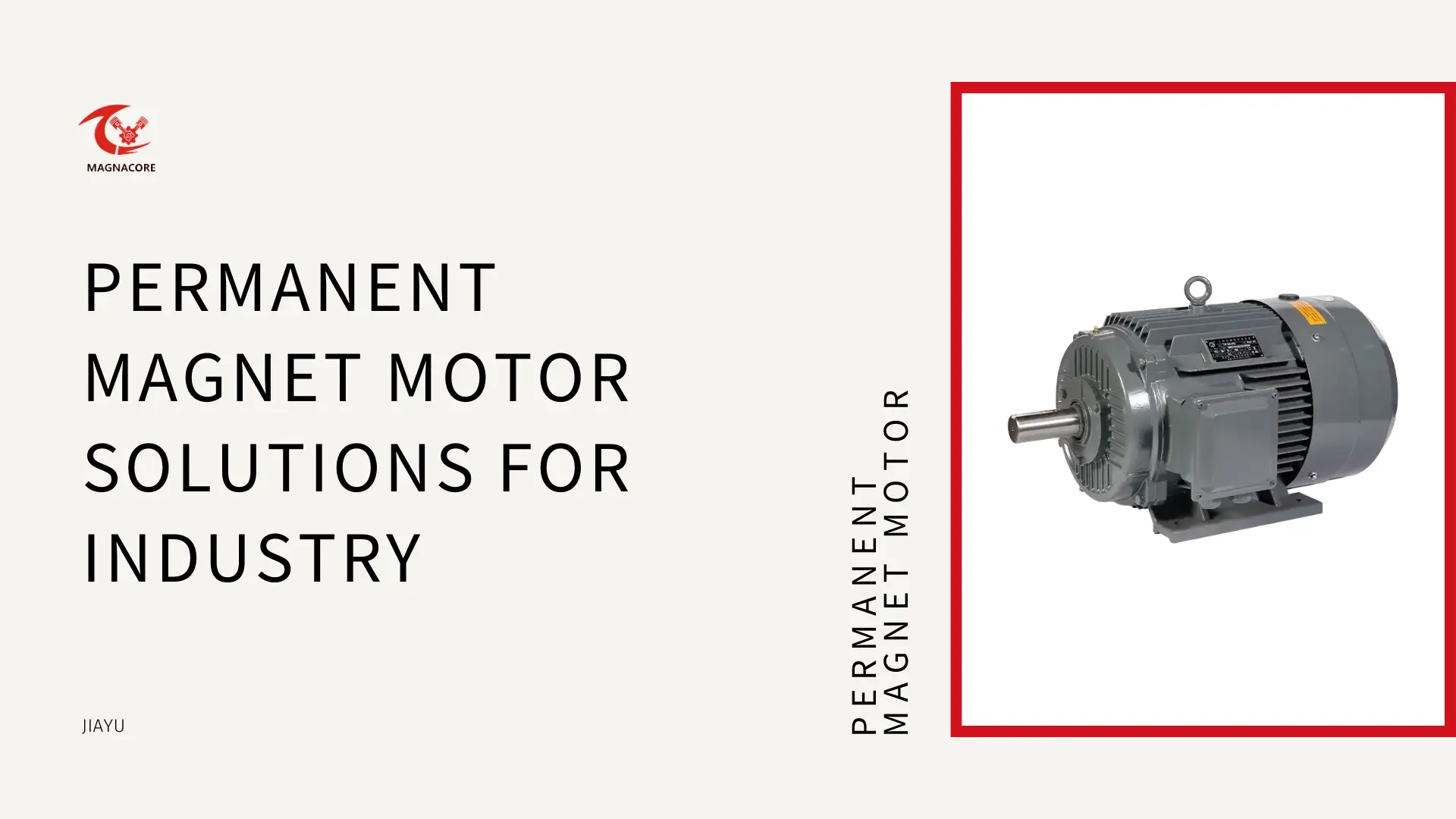 Permanent Magnet Motor Solutions for Industry in China - JYMAGTECH